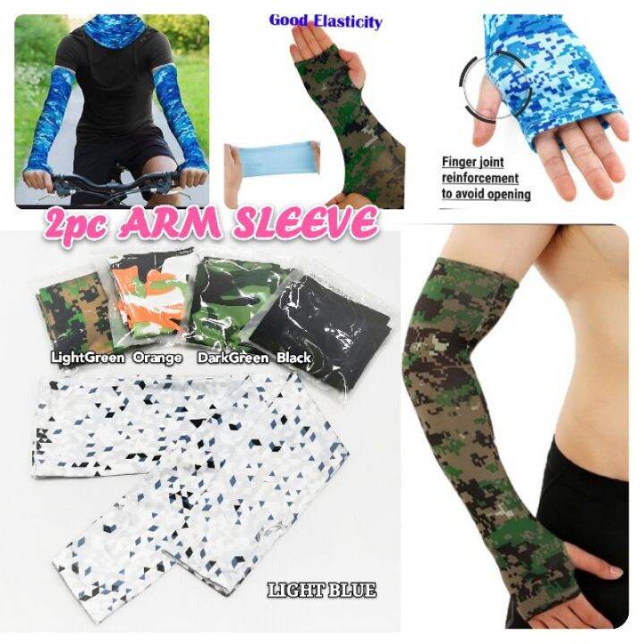 [Unisex] UV Protect Arm Sleeves Hand Socks Motor Sarung Lengan ...