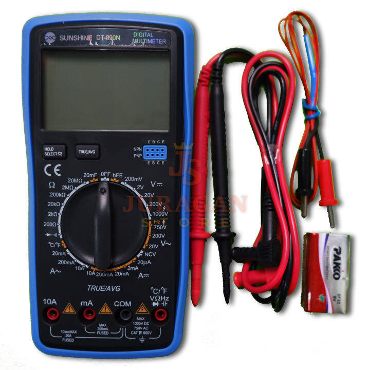 MULTITESTER DIGITAL SUNSHINE DT-890N | Lazada Indonesia