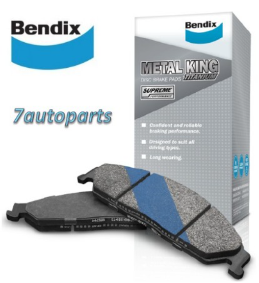 Bendix Metal King Titanium Disc Brake Pad Front (DB1681) - Ford Everest 2.5 Ranger WL WE | Lazada