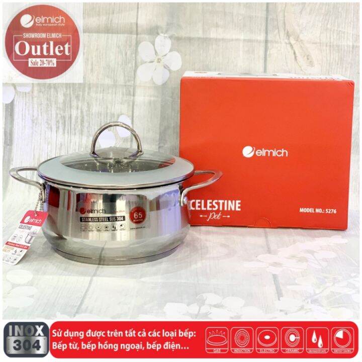 Xoong inox 304 CELESTINE 20cm | Lazada.vn