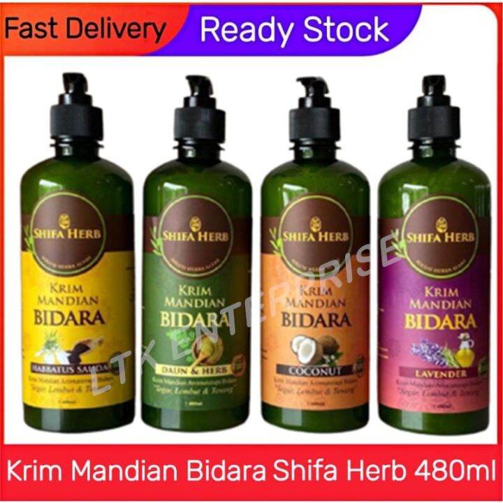 KRIM MANDIAN SABUN BIDARA SHIFA HERB BODY SHAMPOO 480ML PRODUCT MUSLIM original. | Lazada