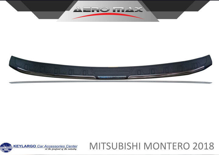AEROMAX REAR STEP SILL PLASTIC INJECTION FOR MITSUBISHI MONTERO 2018 ...