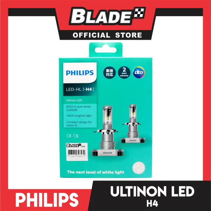 Philips Led H4 11342ULX2 6000K 12V 15/15W (Pair) | Lazada PH