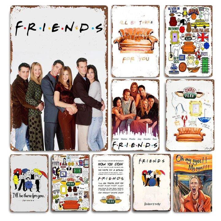 Classics Friends TV Show Metal Sign Vintage sign Tin Poster for Coffee ...