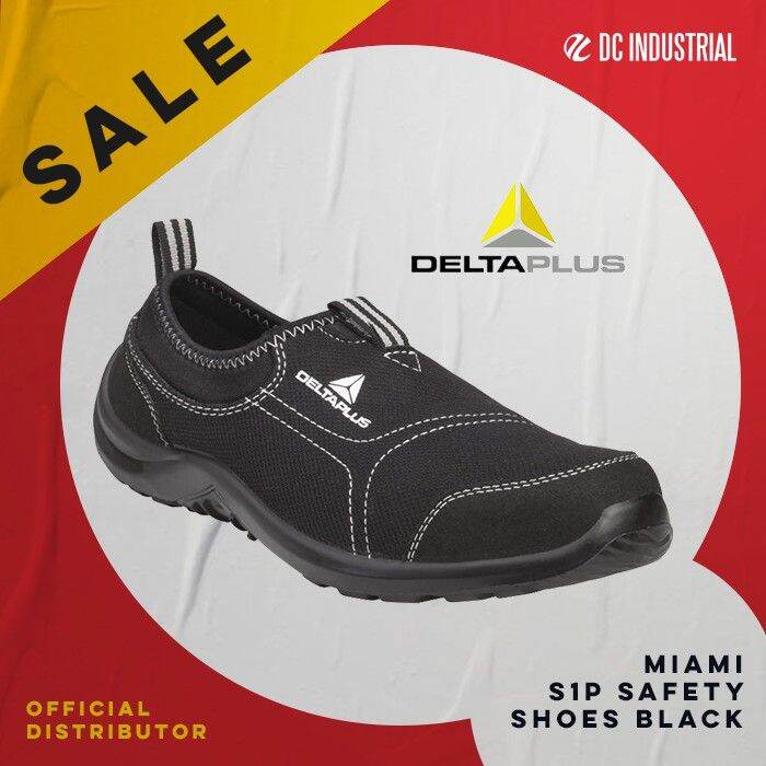 Delta Plus MIAMI S1P Safety Shoes Black | Lazada PH