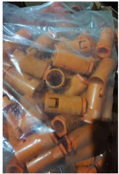 Flexible Hose Connector With Clip 1/2" Pvc Electrical OrangE 1PCE ...