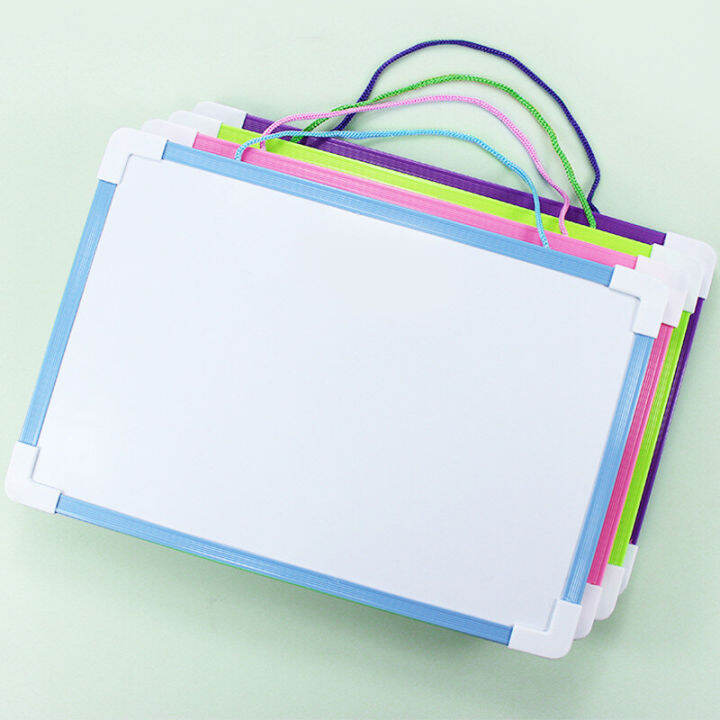 Magnetic Kids Whiteboard Dry Wipe Board 4 Colors Frame Mini Drawing ...