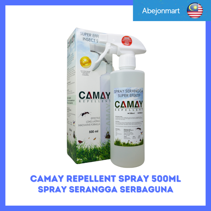Camay Repellent Spray 500ml Spray Serangga Organik Semulajadi Super Efektif untuk serangga semut ...