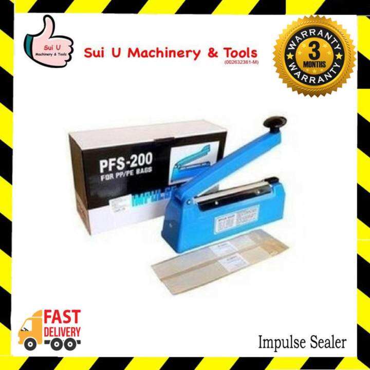 PFS-200 / PFS200 8"/200MM Impulse Sealer (Blue) | Lazada