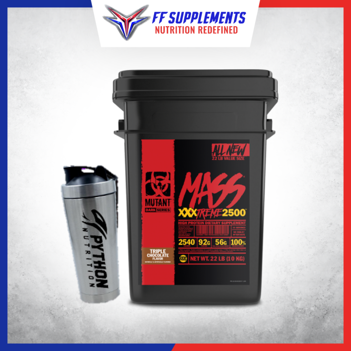 Mutant Mass XXXtreme 22lbs with Python Aluminum Shaker | Lazada PH