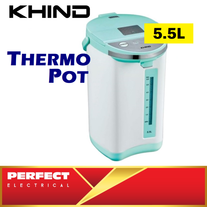 Khind 5.5L Electric Thermo Pot AP550 Water Boiler with Keep Warm ...