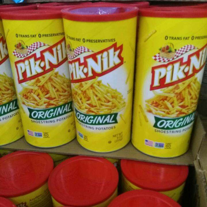 PikNik Shoestring Potato Chips Original 255g (PRICE PER BOTTLE) | Lazada PH