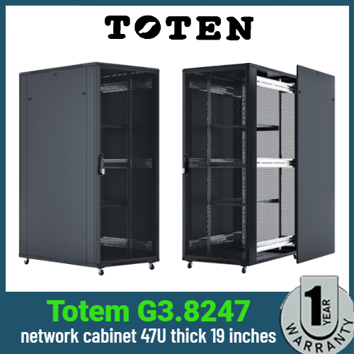 Server Cabinet 47U TOTEM TOTEN G3.8247 Network Cabinet 47U thick 19 inches | Server Cabinet ...
