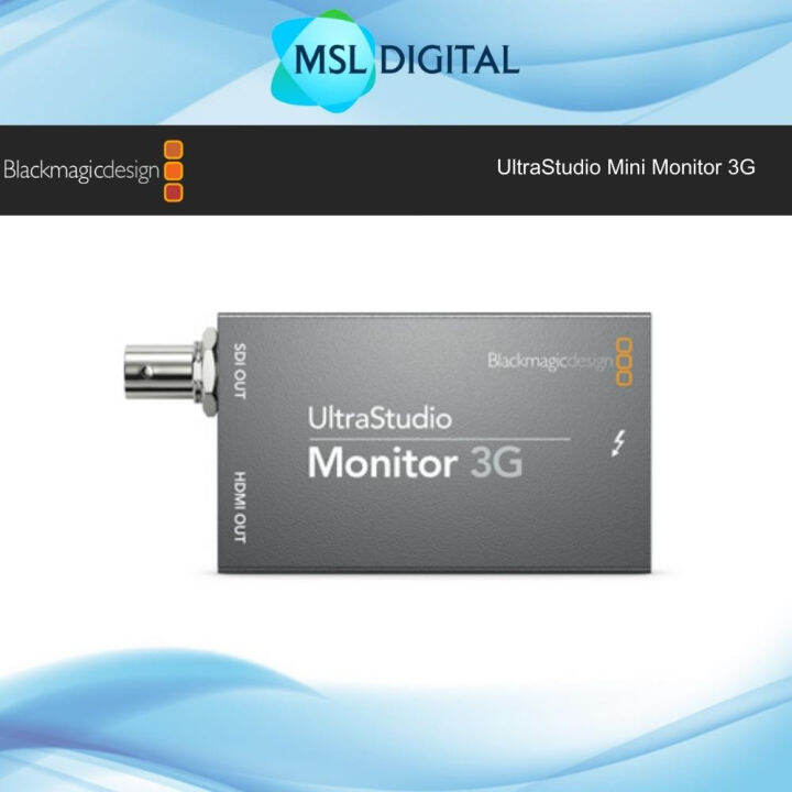 Blackmagic Design UltraStudio Monitor 3G 3G-SDI/HDMI Playback Device ...