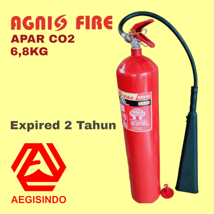 APAR 6.8 Kg CO2 AGNIS Fire Carbondioxide Alat Pemadam Api | Lazada ...