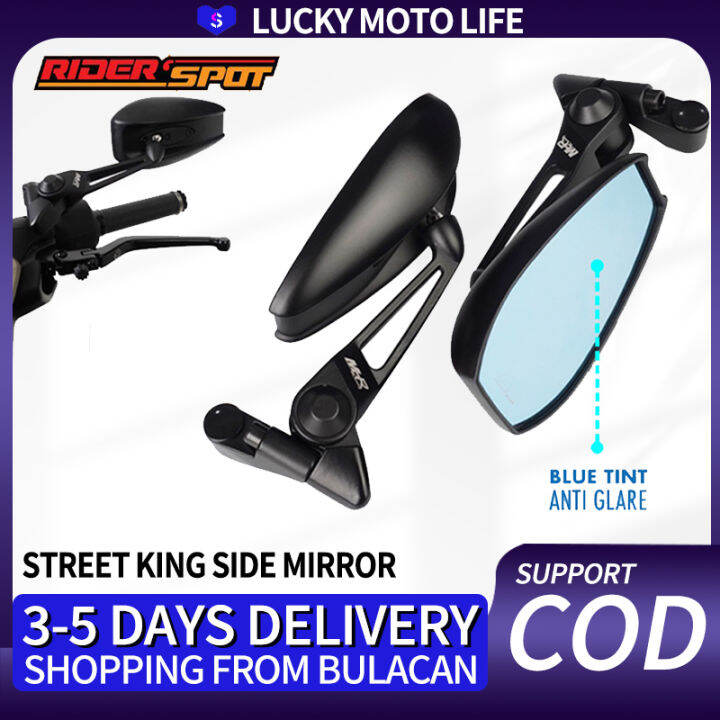 Street King Side Mirror V2 Full Adjustable Blue Lens From Thailand ...