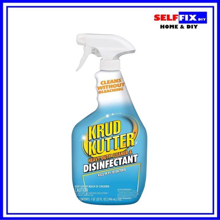 Krud Kutter Heavy Duty Cleaner & Disinfectant Spray 946ml (32oz) - EPA ...