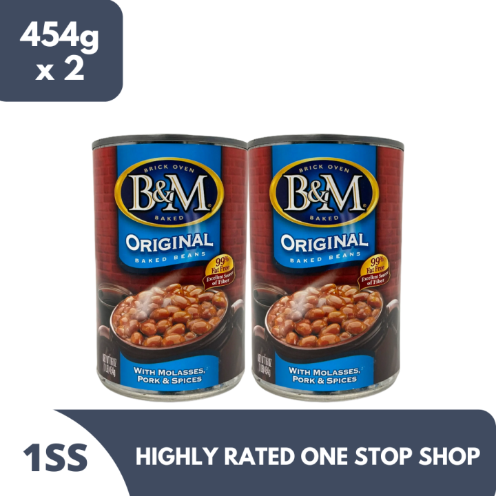 B&M Original Baked Beans 454g x 2 | Lazada PH