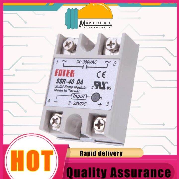 Taiwan SSR-40DA SSR-60DA SSR-100DA SSR Solid State Relay Module | Lazada PH