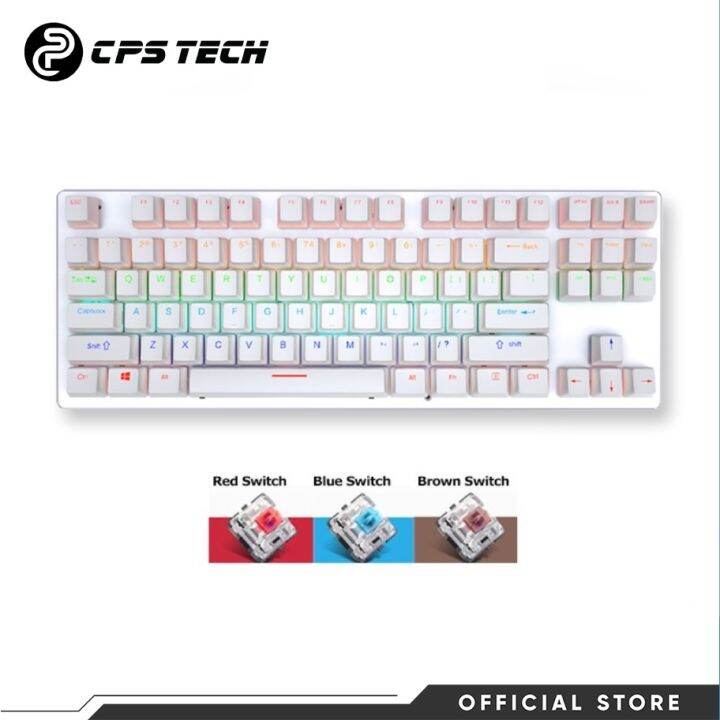 CPSTECH Ct87 Mechanical USB Keyboard Gamer Colorful Led | Lazada PH