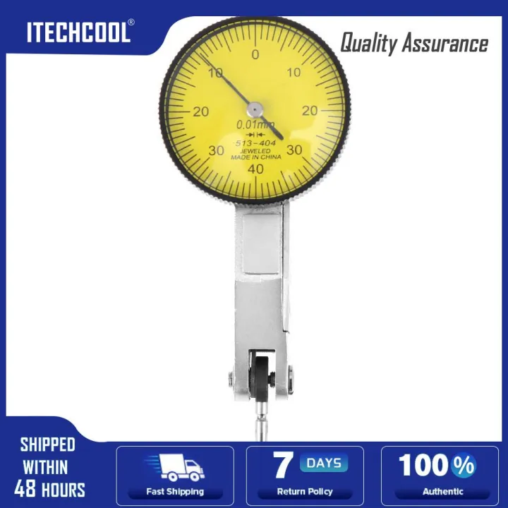 0-0.8mm Precision Waterproof Dial Test Lever Indicator Gauge Scale ...