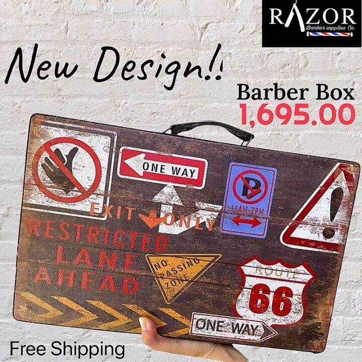 Move.ph Barber Box Vintage design - barber kit tool Razor Supplies ...