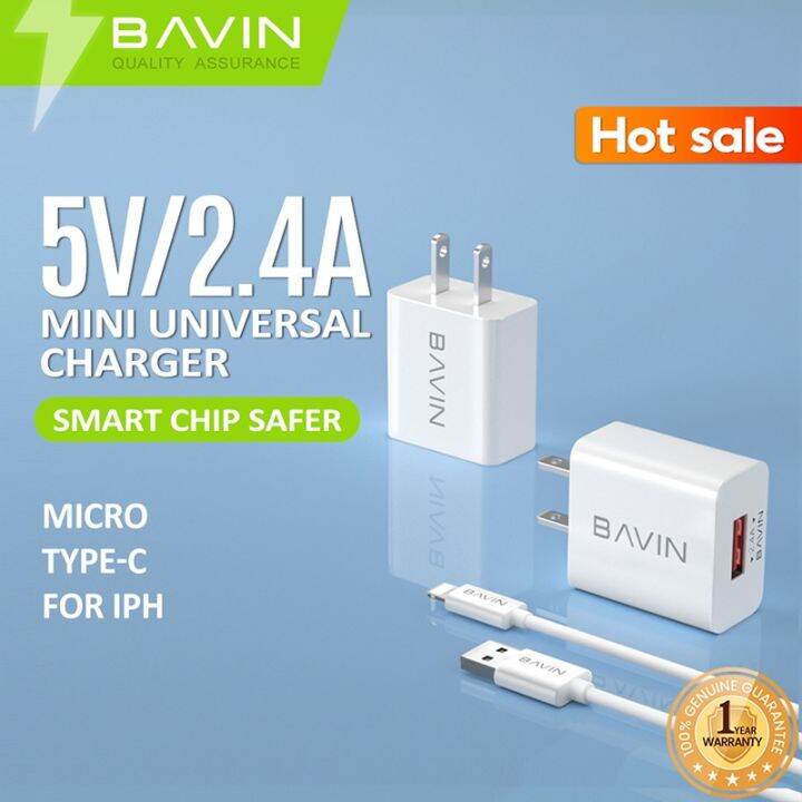 BAVIN PC516 Quick Charging Charger Mini Universal Charger Adapter for ...