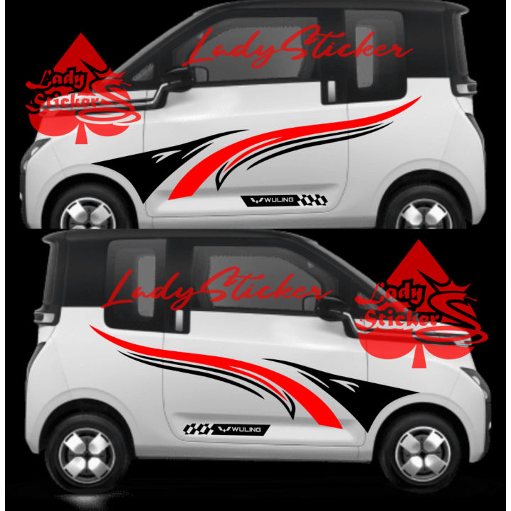 Sticker stiker mobil air ev sticker mobil wuling air ev | Lazada Indonesia