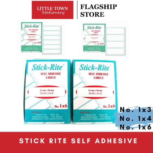 Stick Rite Self Adhesive Labels Computer Print Price Marker Sticker ...