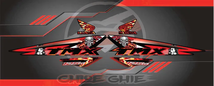 tmx 125 tank decals sticker vinyl #2 | Lazada PH