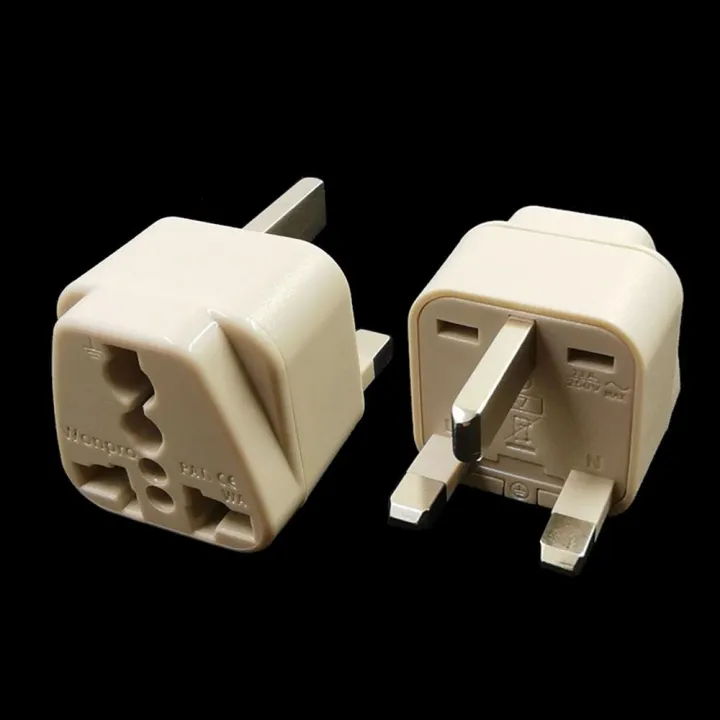 Wonpro Ivory Color UK Standard Travel Plug, Universal EU/US/AU to ...