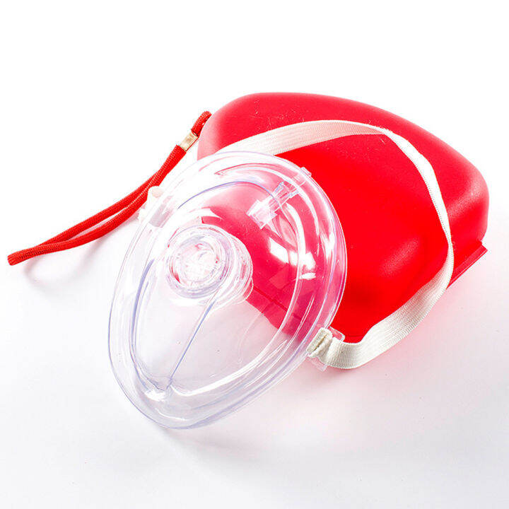 Professional First Aid Masks CPR Breathing Mask Resuscitator One-way ...
