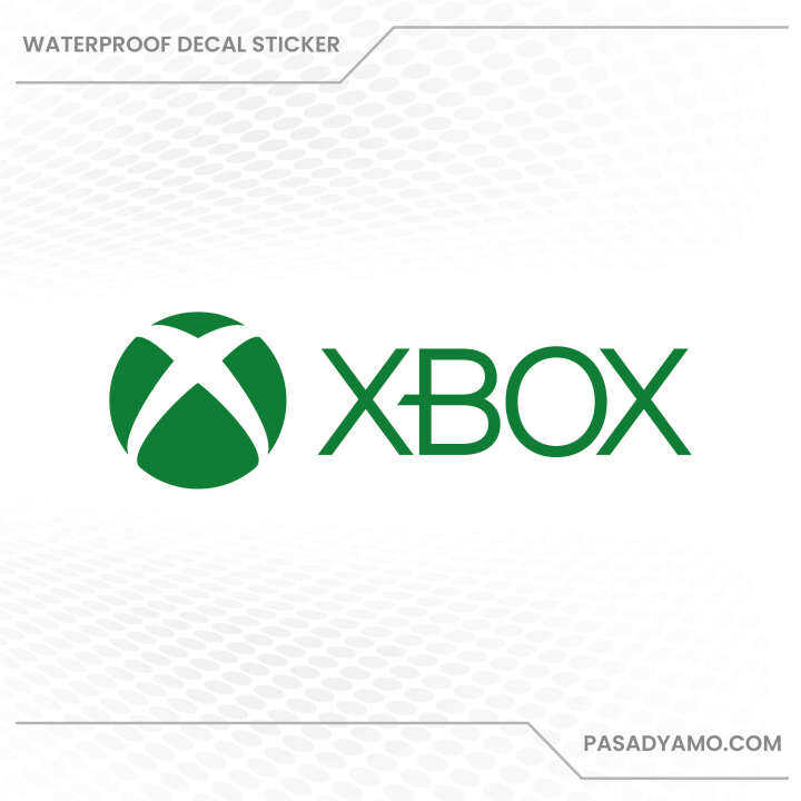 XBOX Logo Decal Sticker for Cars Motorcycles Laptops Skateboards 1.5 x ...