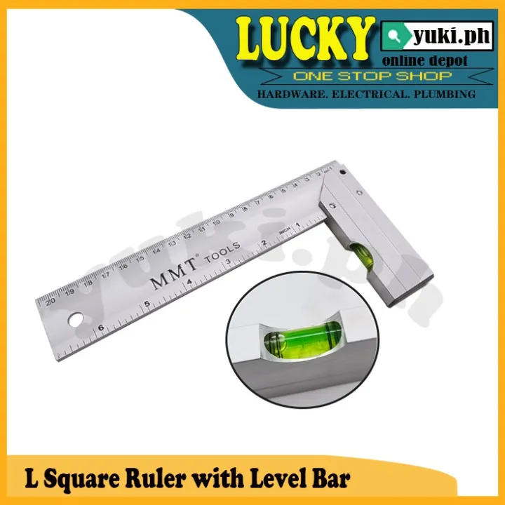 L Square Ruler With Level Bar ( Squala ) OP | Lazada PH