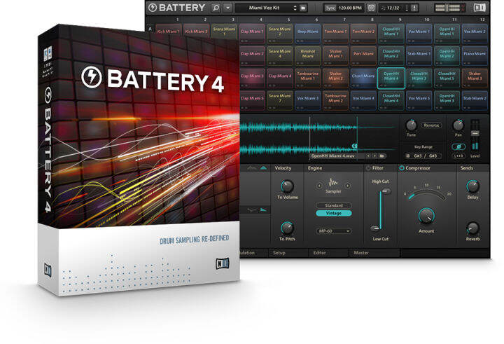สร้างกลองสไตล์ของคุณเอง ด้วย Native Instruments Battery v4.3.0 64 Bit ...