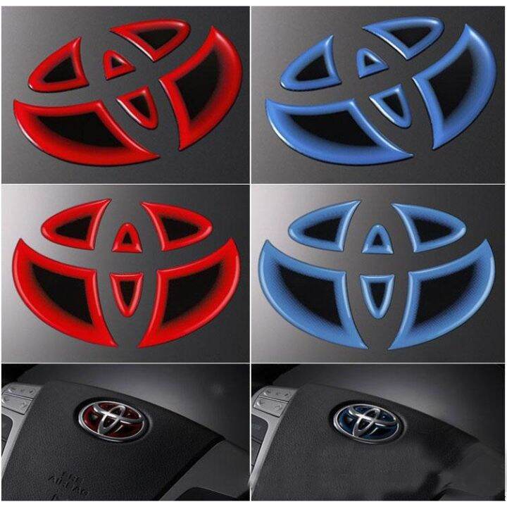 Toyota Car Styling Steering Wheel Emblem Badge Sticker Decal | Lazada PH