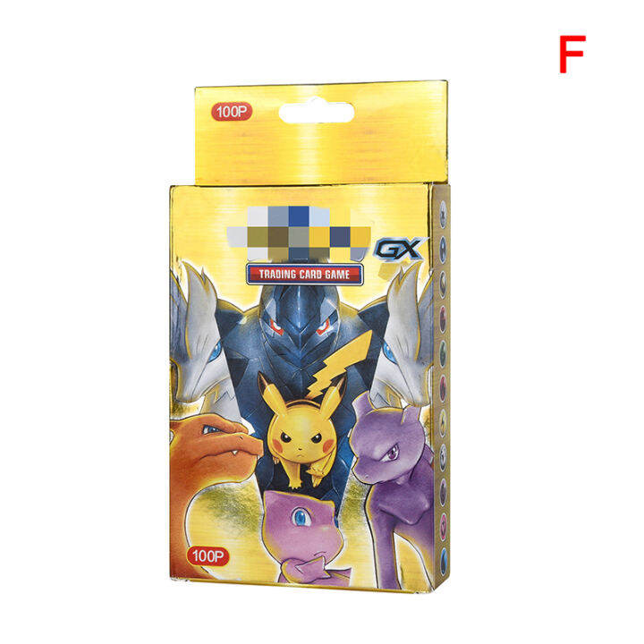 🎁 JCTTTY 🎀 100Pcs Pokemon Cards Box Shining V Vmax Card Display Pokemon ...