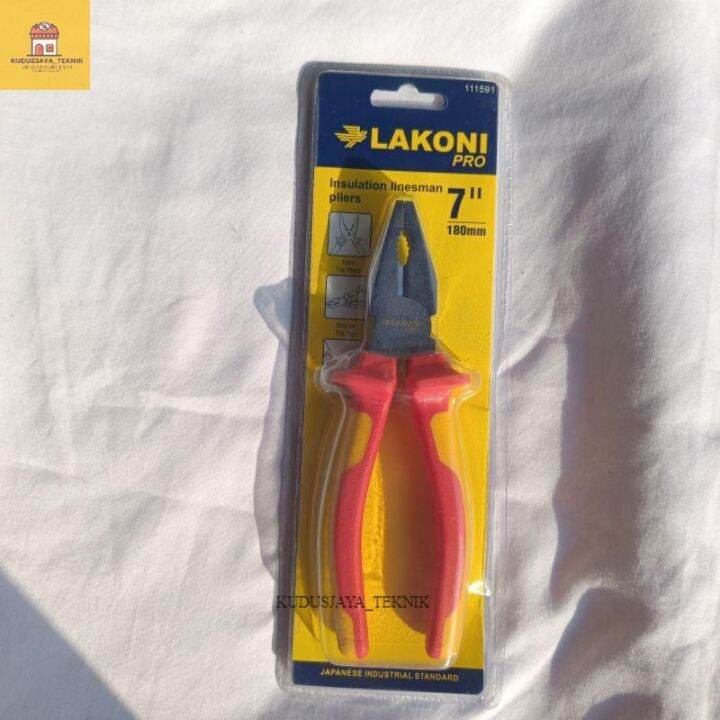 Tang Kombinasi Listrik 7" 111591 JETJO TOOLS / I. Linesman Pliers ...