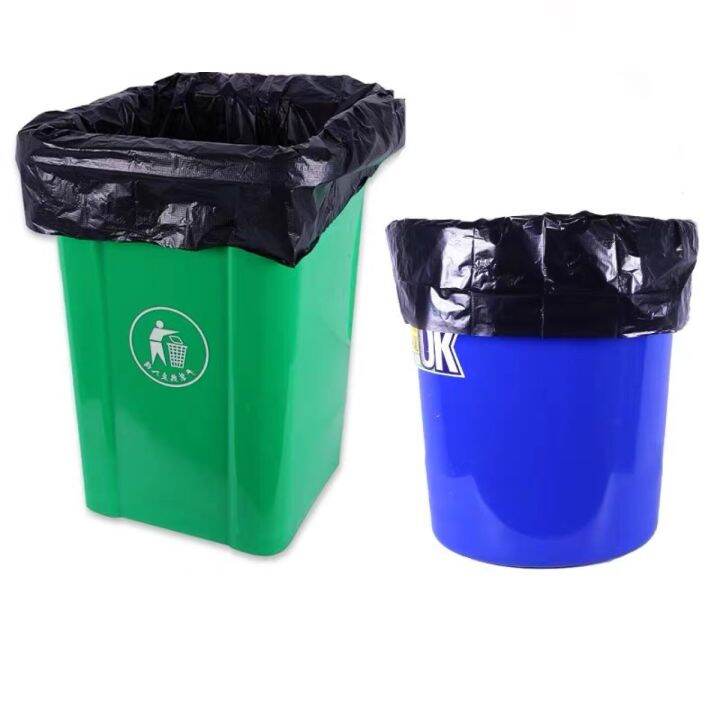 80*60cm Environmental Garbage Bag Plastic Thick Cleaning Waste Storage ...