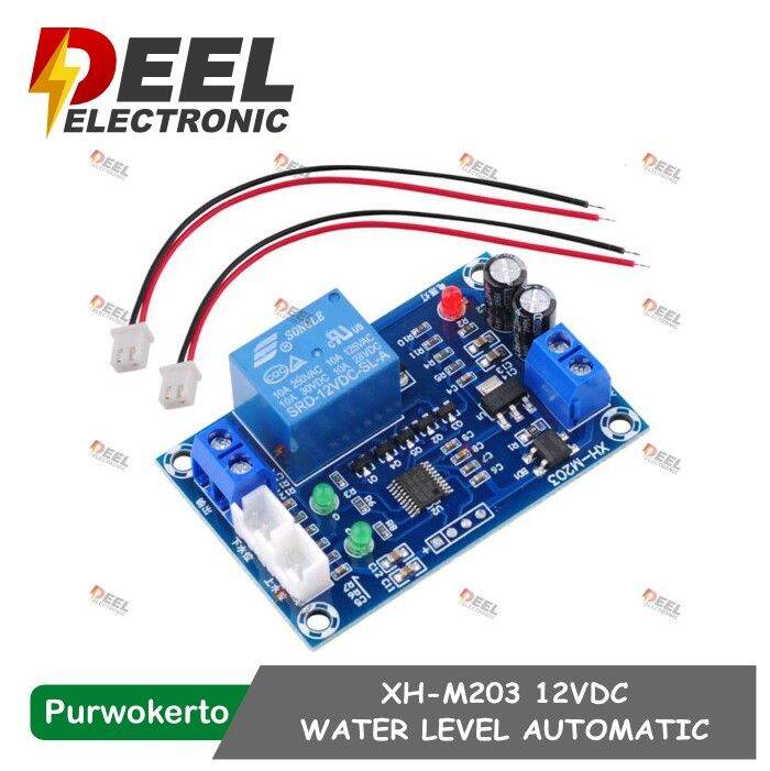 WATER LEVEL SWITCH AUTOMATIC XH-M203 12VDC SENSOR AIR OTOMATIS RADAR ...