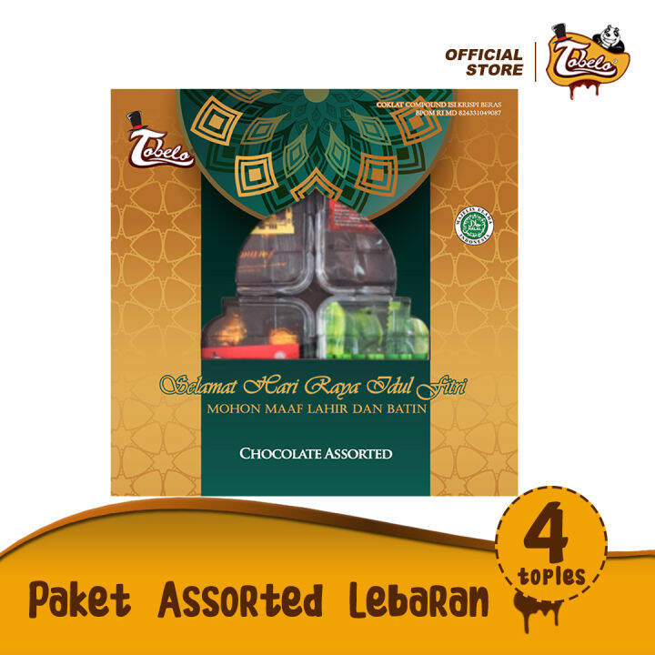 Tobelo Chocolate Assorted Lebaran Edisi 2023 Isi 4 Toples 640gr ...