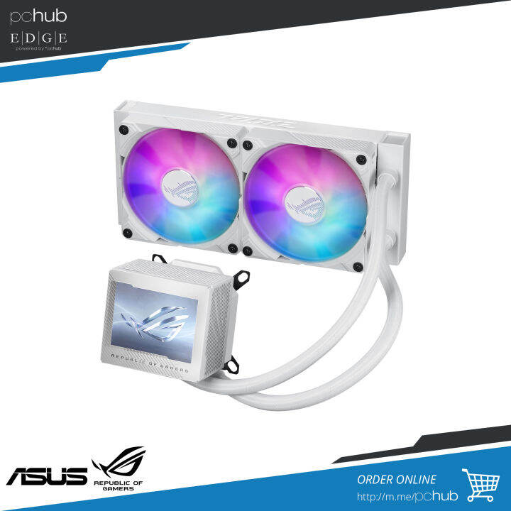 Asus ROG Ryujin 240 3 aRGB white 240mm AIO LC Cooler, pn: ROG-RYUJIN ...