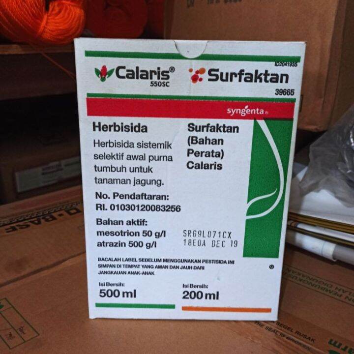 HERBISIDA CALARIS 550 SC 500 ML + PERATA 200 ML PEMBASMI GULMA PADA ...