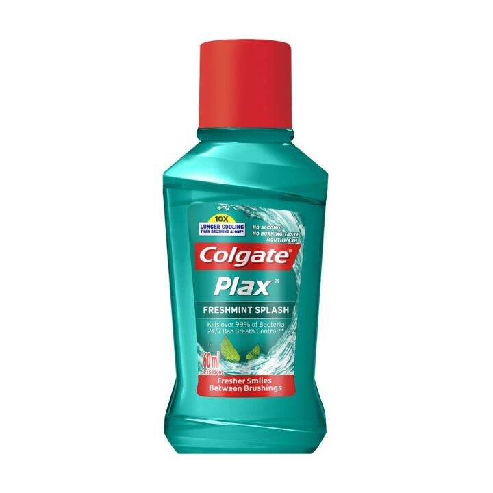 COLGATE Plax Freshmint Splash Mouthwash 60ml | Lazada PH