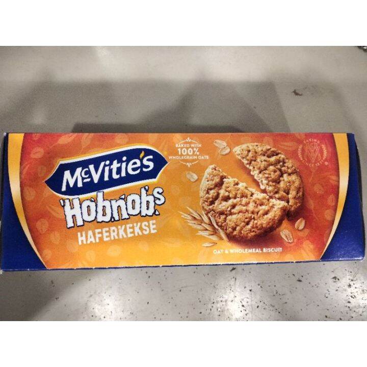 ⭐ Mcvities Hob Nobs Crunchy Oat and Wholemeal Biscuit 300g. ⭐ | Lazada ...