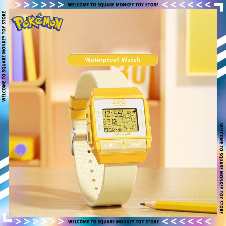 Original Pokemon Joint ZGO Anime Watches Psyduck Charmander Waterproof ...