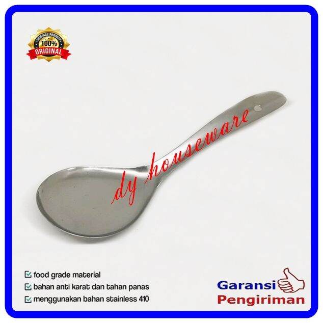 Centong Nasi Stainless Steel Sendok Nasi Stainles | Lazada Indonesia