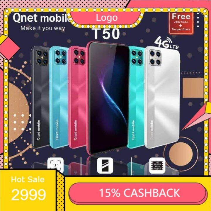 Qnet T50 Android Smartphone 2+16GB, 3200mah Battery | Lazada PH