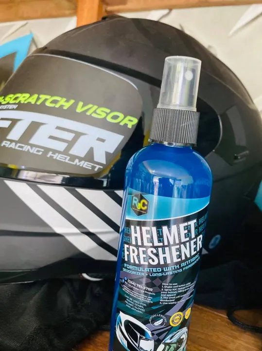 250 ml Helmet Freshener Spray with Anti Bacterial Formulated ...