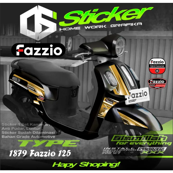 1879 Sticker Striping Motor YAMAHA FAZZIO 125 List Variasi Motif Desain ...